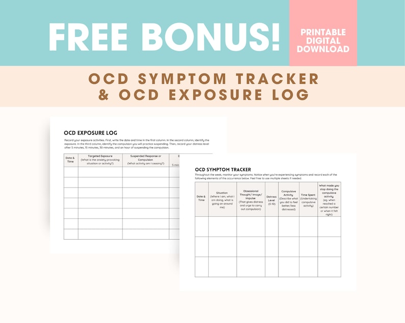 Narrative Therapy for OCD Exercise OCD Worksheets for Therapists ...