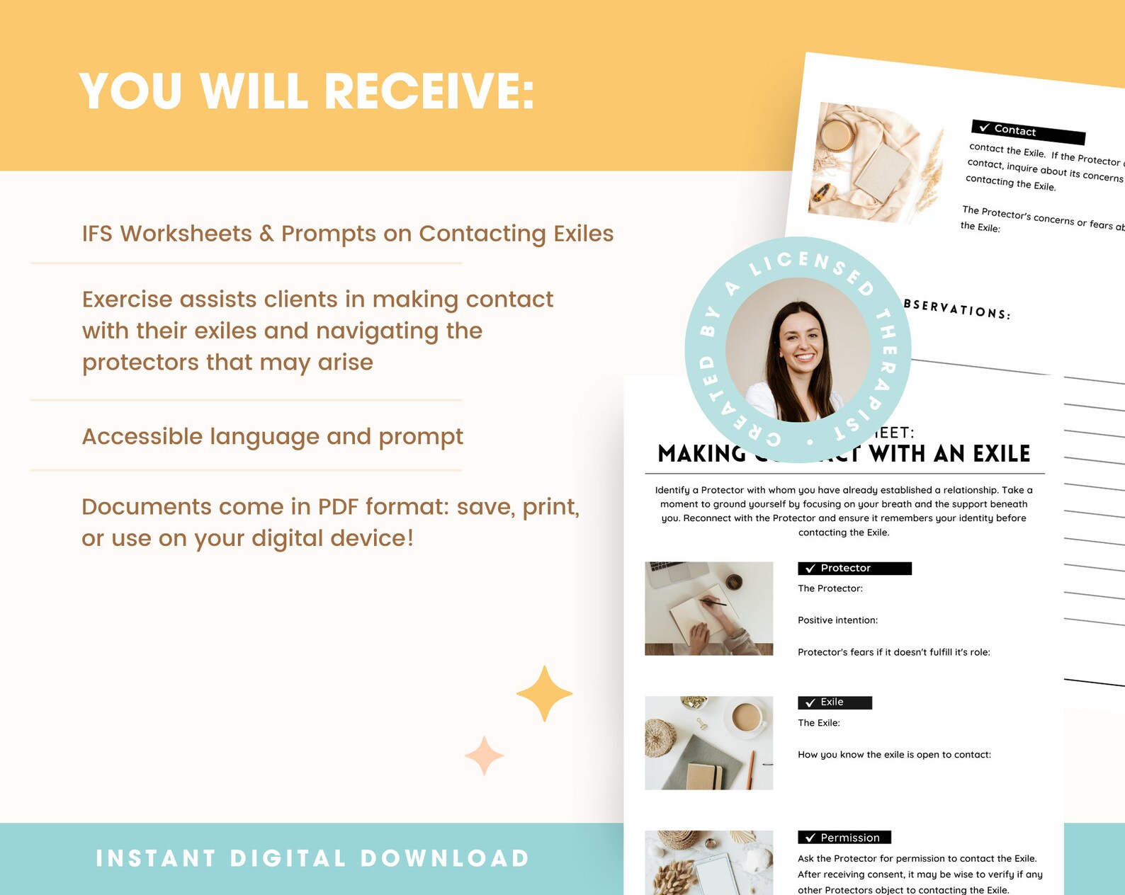 IFS Parts Exercise on Exiles Internal Family Systems Therapy Exercise ...