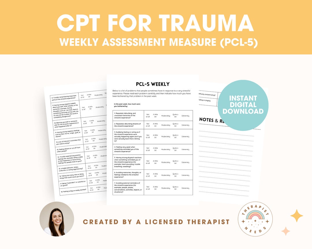CPT For Trauma Assessment Measurement Tool: PCL-5 Cognitive, 05/31/2023