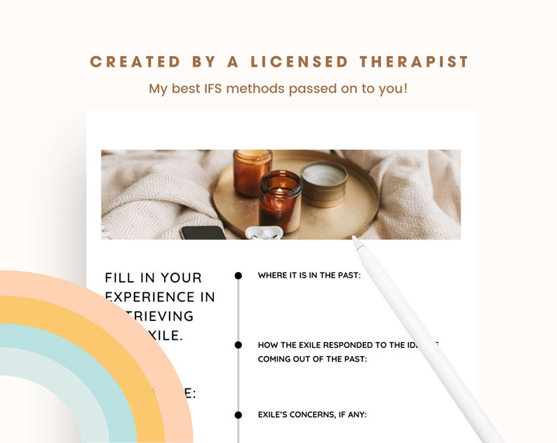 IFS Parts on Exiles Internal Family Systems Therapy Exercise ...