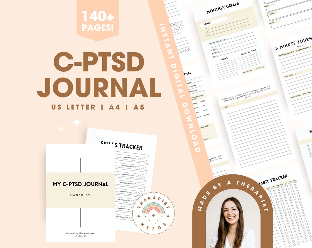 C-PTSD Journal Complex Trauma Workbook, C-PTSD Worksheets, Trauma Gift ...