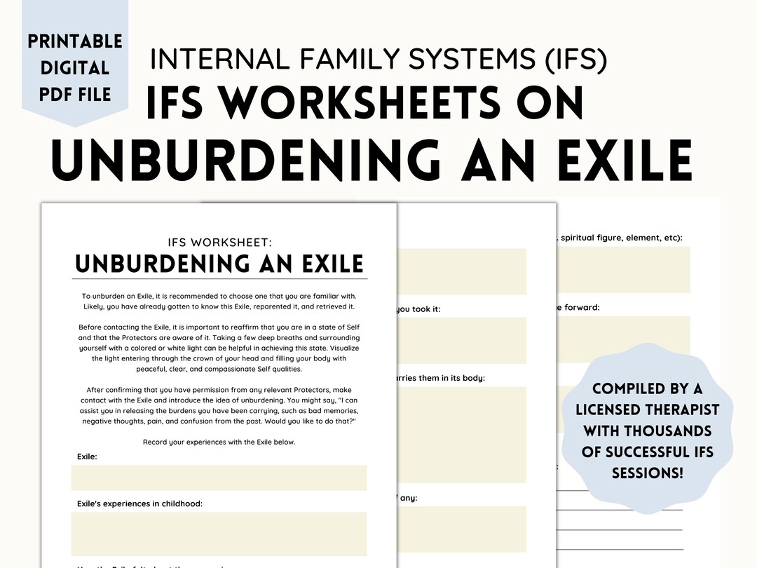 IFS Parts On Exiles Internal Family Systems Therapy Exercise Etsy IFS Parts On Exiles Internal Family Systems Therapy Exercise Etsy