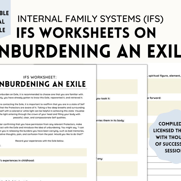 Internal Family Systems Parts Mapping - Etsy