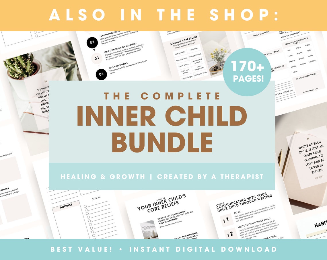 Inner Child Worksheet on Getting to Know Your Inner Child Healing ...