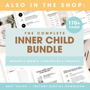 Inner Child Worksheet on Getting to Know Your Inner Child Healing ...