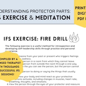 IFS Exercise & Meditation Internal Family Systems Therapy - Etsy