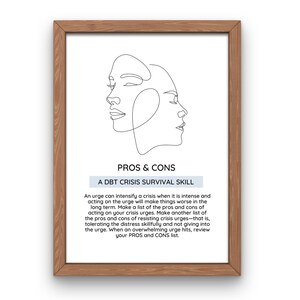 DBT Posters Bundle on Distress Tolerance Therapist Office Decor ...