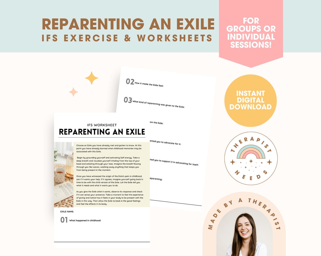 IFS Parts on Exiles! Internal Family Systems Therapy Exercise ...