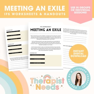 IFS Parts Exercise on Exiles Internal Family Systems Therapy Exercise ...