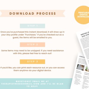 Narrative Therapy for OCD Exercise OCD Worksheets for Therapists ...