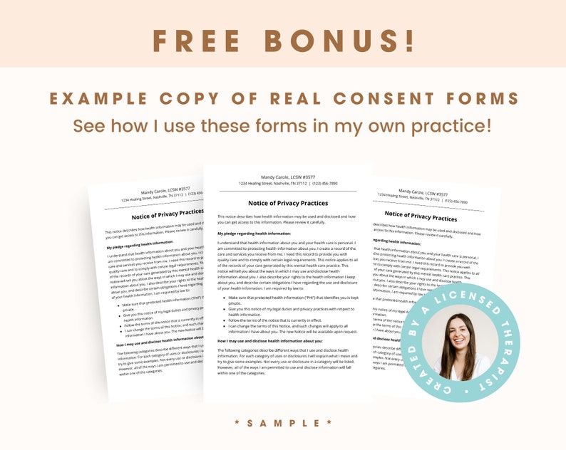 Intake Form Therapy - Intake Form for Counselors, Psychotherapists ...