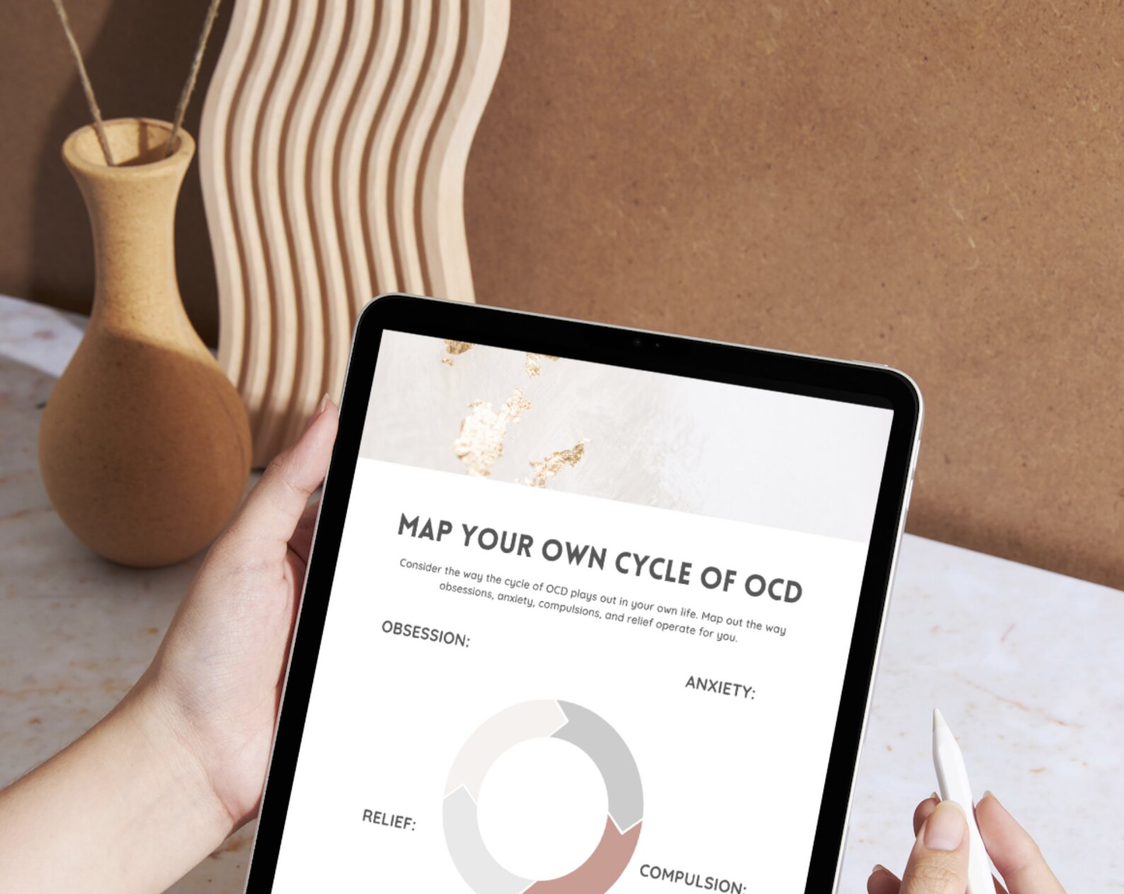 Cycle of OCD Therapy Worksheets OCD Handout for Therapists, Counselors ...