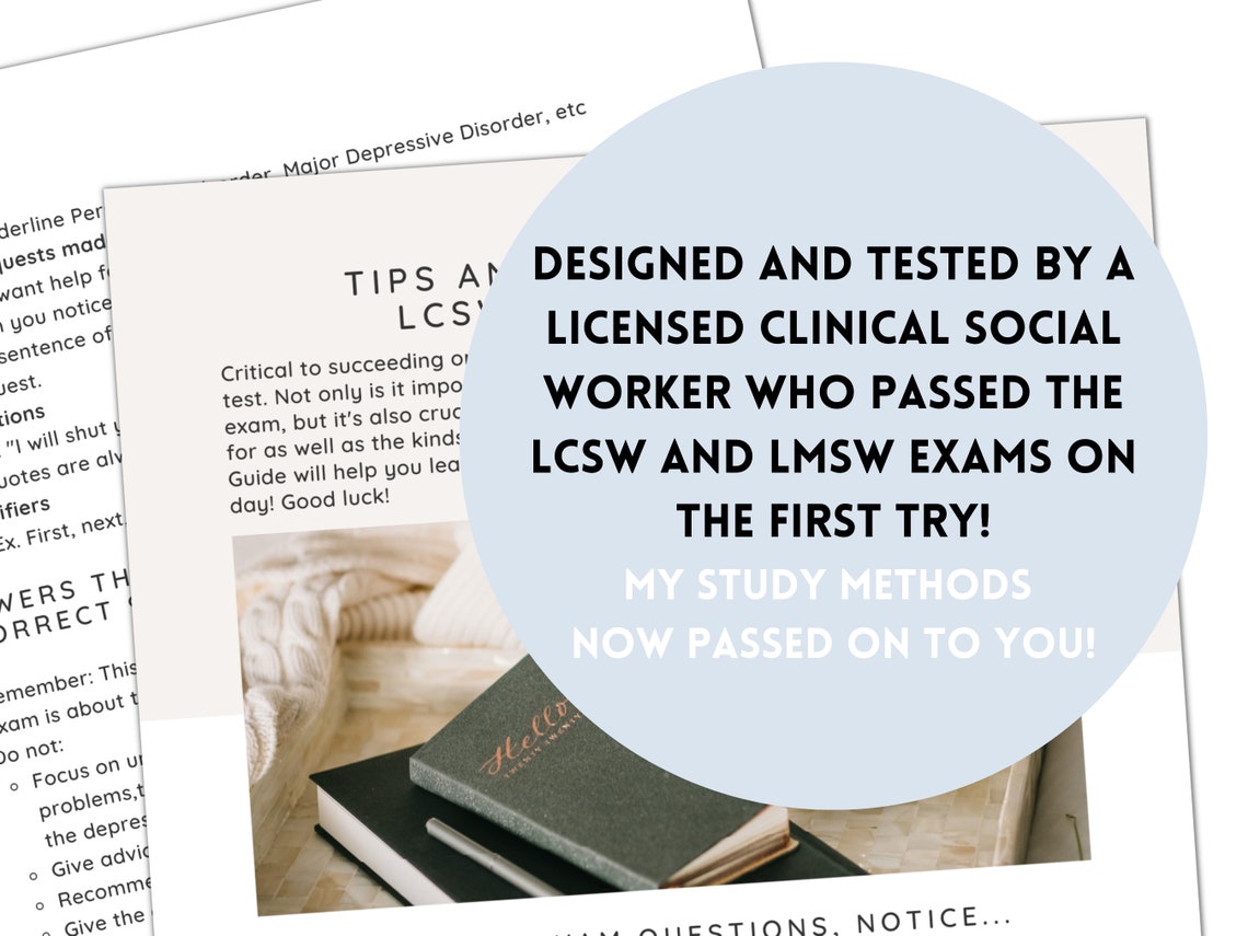 The Complete LCSW Study Guide & LMSW Study Guide ASWB Exam Tool to Ace ...