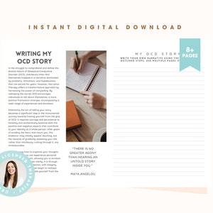 Narrative Therapy for OCD Exercise OCD Worksheets for Therapists ...