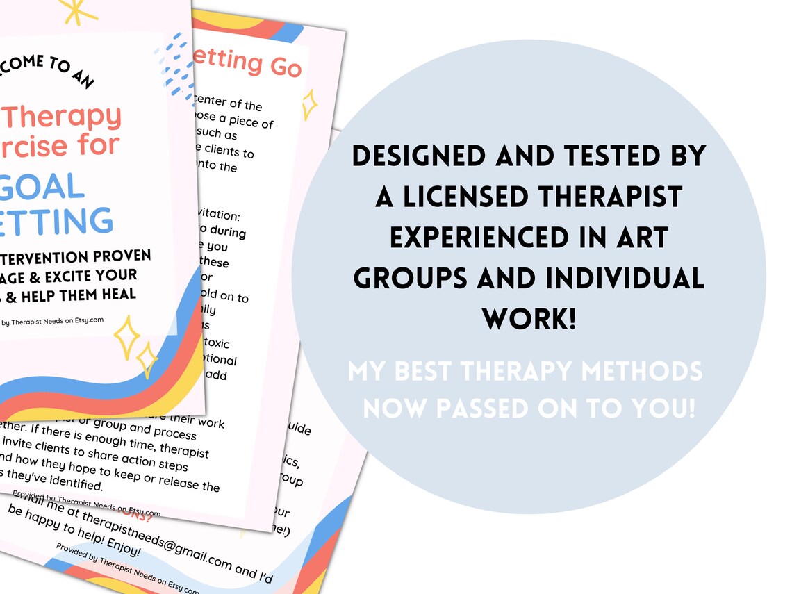 ART THERAPY EXERCISE Art Therapy Activity Group Therapy - Etsy