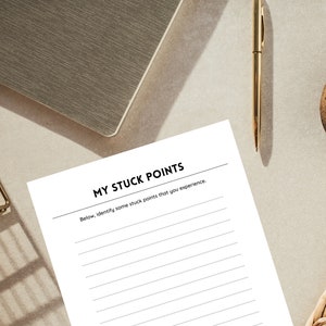 CPT for Trauma Worksheets & Handouts on Stuck Points! Cognitive ...