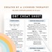 DBT Cheat Sheet Therapy Worksheet & Handout DBT Skills - Etsy