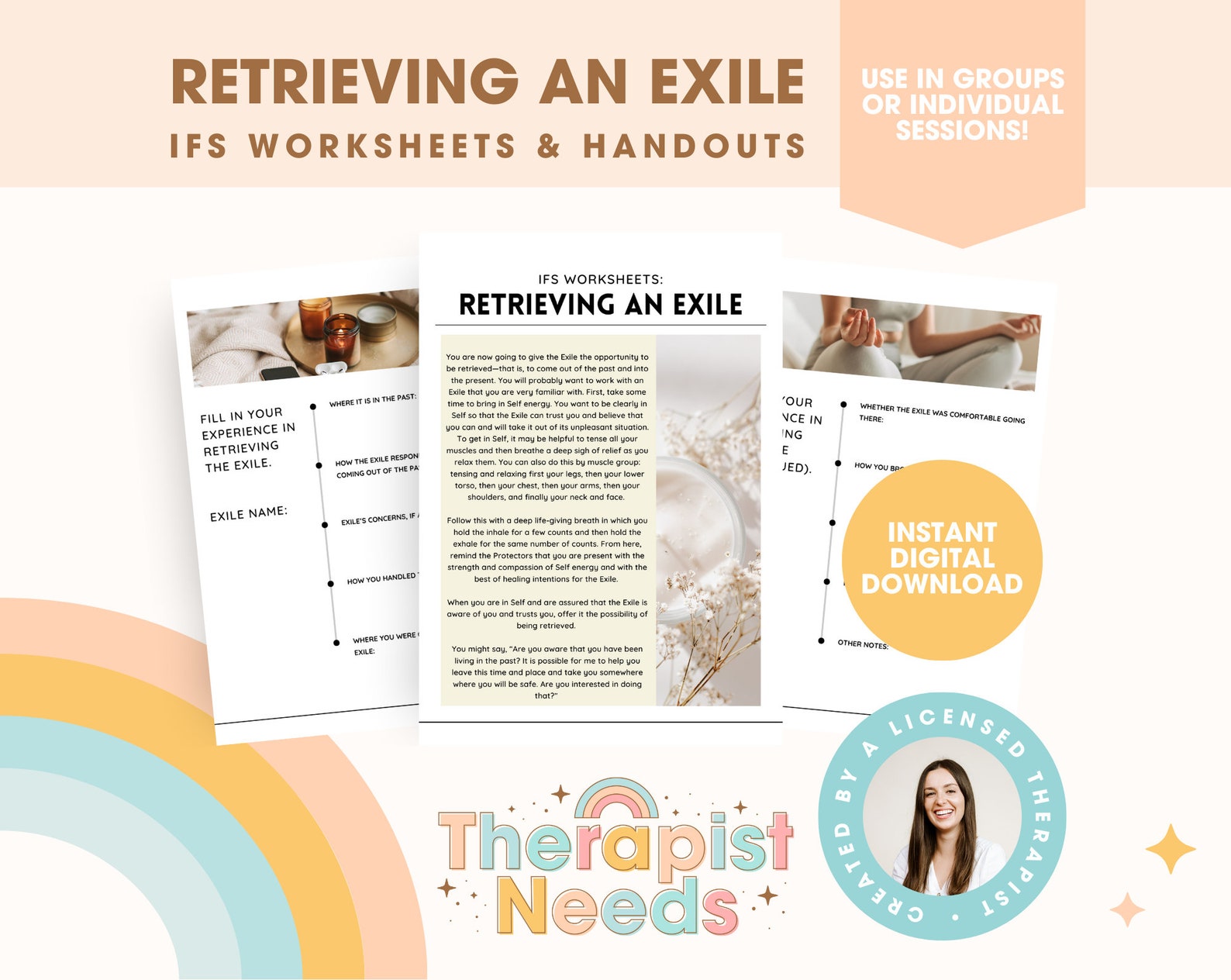 IFS Parts on Exiles Internal Family Systems Therapy Exercise ...