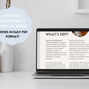 OCD & ERP Handout OCD Worksheet for Therapists Counselors - Etsy