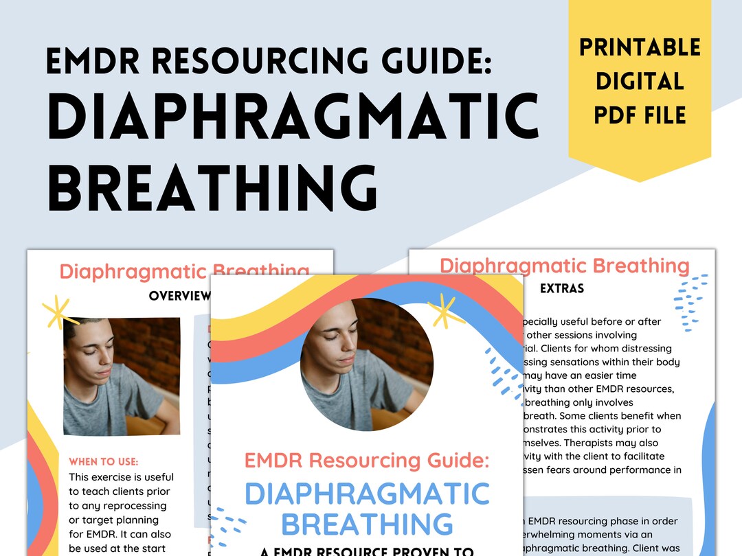 EMDR Resourcing Guide: Diaphragmatic Breathing EMDR Scripts - Etsy