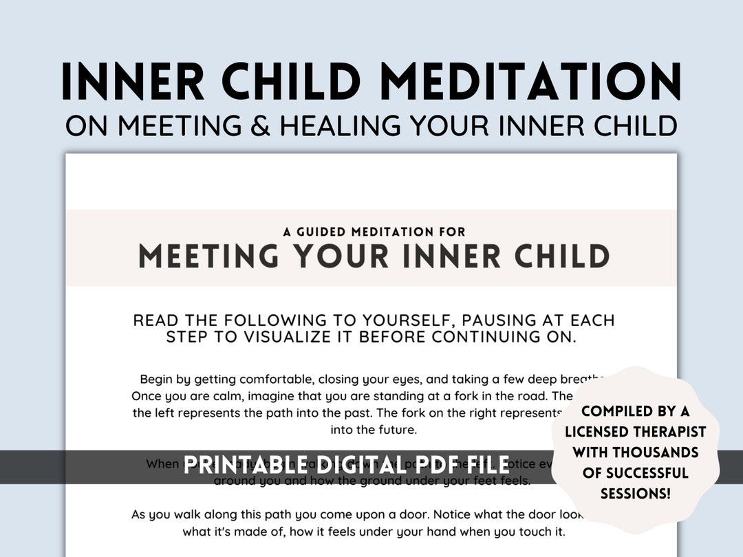 Inner Child Meditation & Exercise Inner Child Healing Shadow Work ...