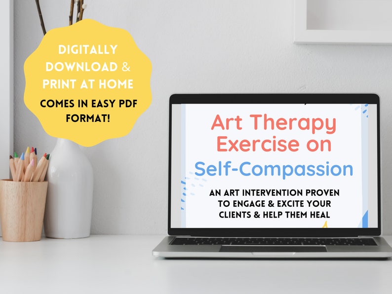 ART THERAPY EXERCISE: Self-compassion Group Therapy Activity - Etsy
