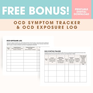 Cycle of OCD Therapy Worksheets OCD Handout for Therapists, Counselors ...