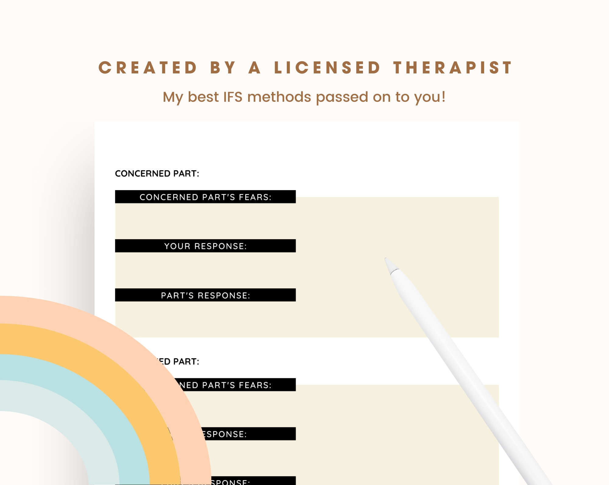 IFS Parts Exercise on Exiles Internal Family Systems Therapy Exercise ...
