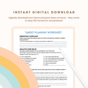 EMDR Worksheets: Treatment Plan! EMDR Resources, Trauma Therapy, EMDR ...