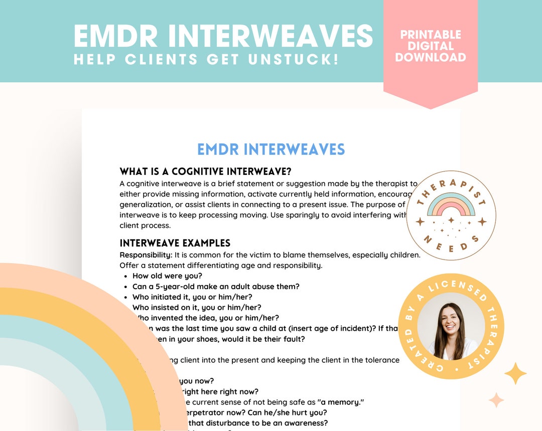 EMDR Interweaves EMDR Tools, EMDR Resources, Emdr Guides, Emdr Scripts ...