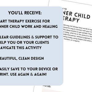 Inner Child Art Therapy Exercise Inner Child Healing Shadow Work ...