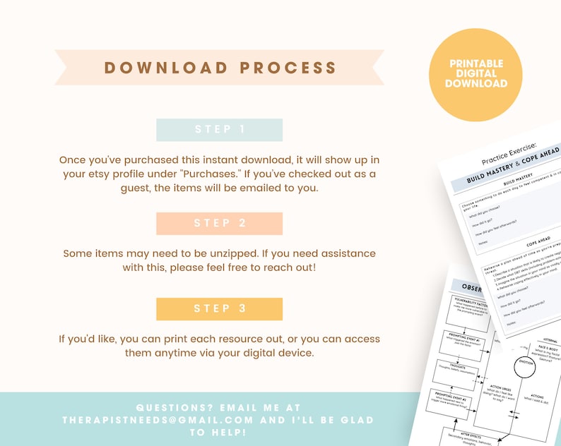 DBT Bundle: Emotion Regulation Worksheets & Handouts, DBT Skills ...