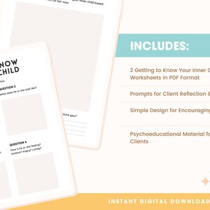 Inner Child Worksheet on Getting to Know Your Inner Child Healing ...