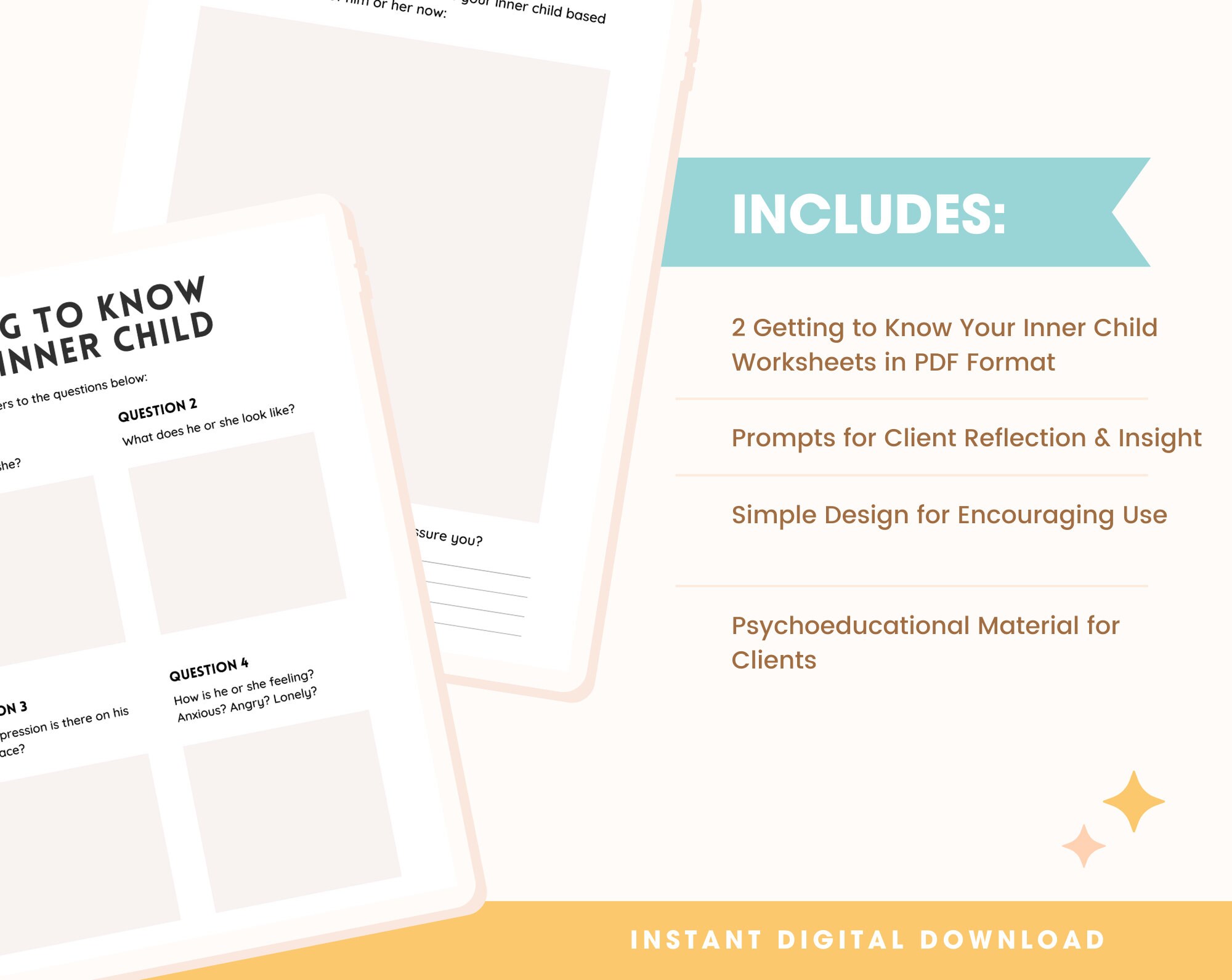 Inner Child Worksheet on Getting to Know Your Inner Child Healing ...