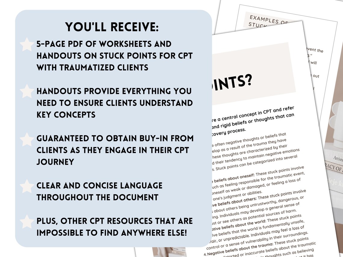 Cpt Stuck Points Worksheet