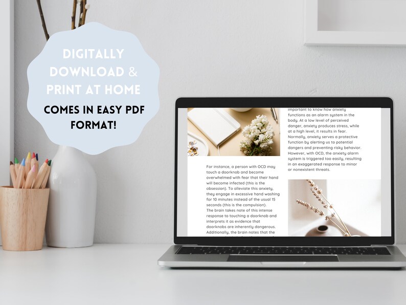 Cycle of OCD Therapy Worksheets OCD Handout for Therapists - Etsy