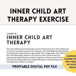 Inner Child Art Therapy Exercise Inner Child Healing Shadow Work ...