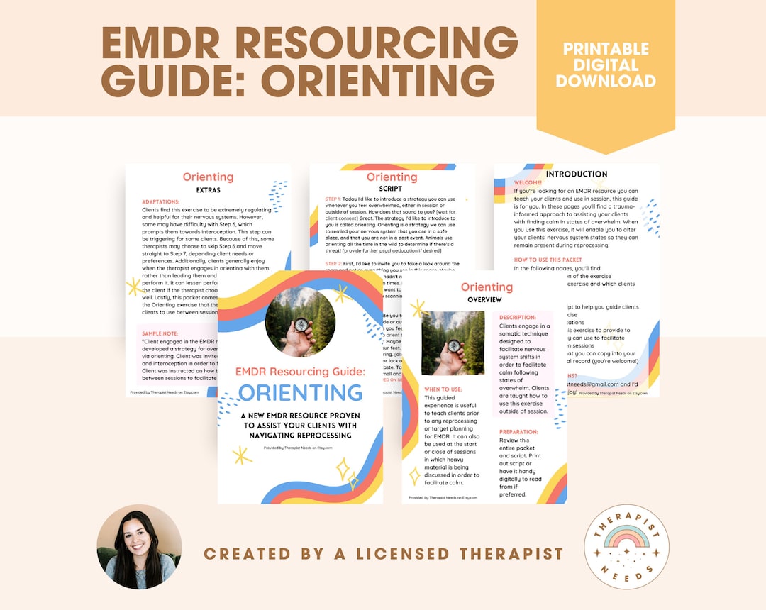 EMDR Resourcing Guide: Orienting EMDR Scripts, Somatic Therapy, Trauma ...