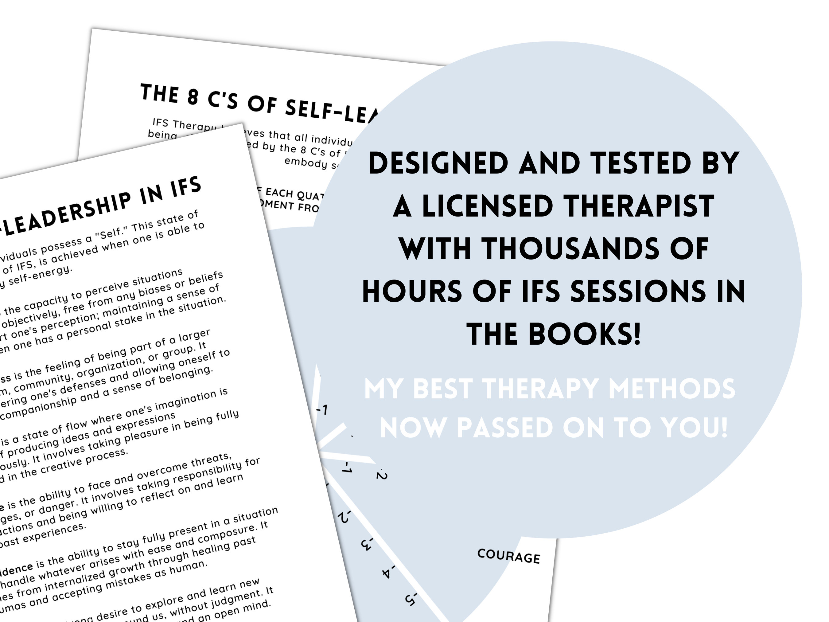 IFS Worksheets: 8 C's of Self Internal Family Systems - Etsy Australia