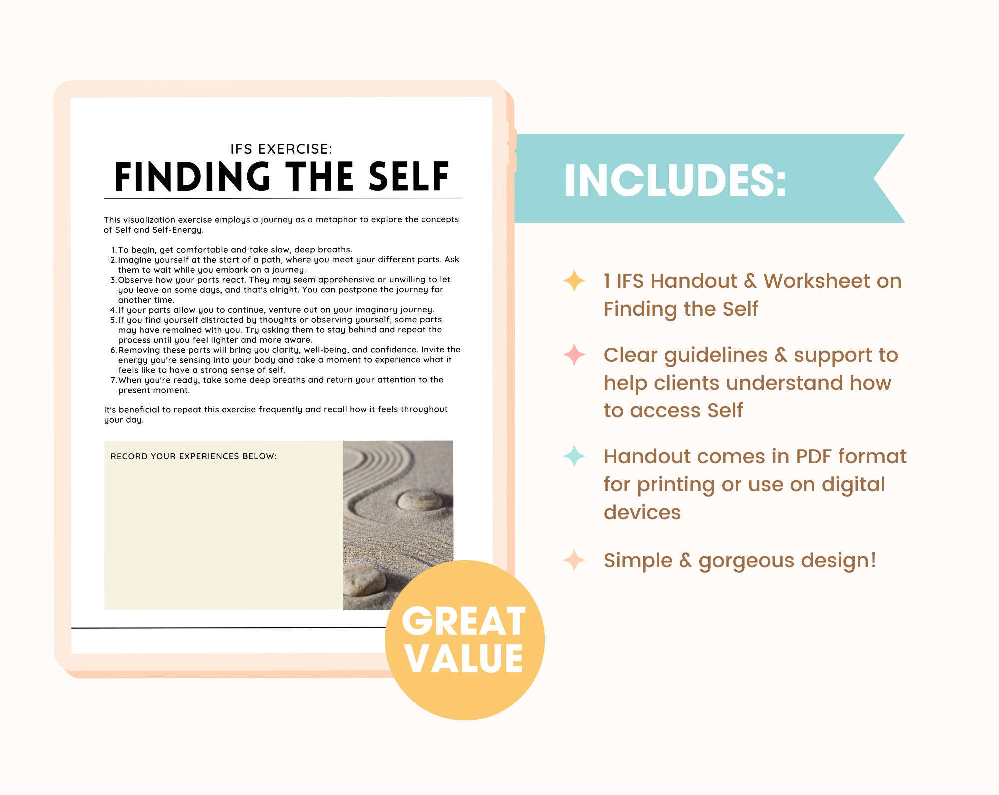 IFS Exercise on Finding the Self Internal Family Systems Therapy ...