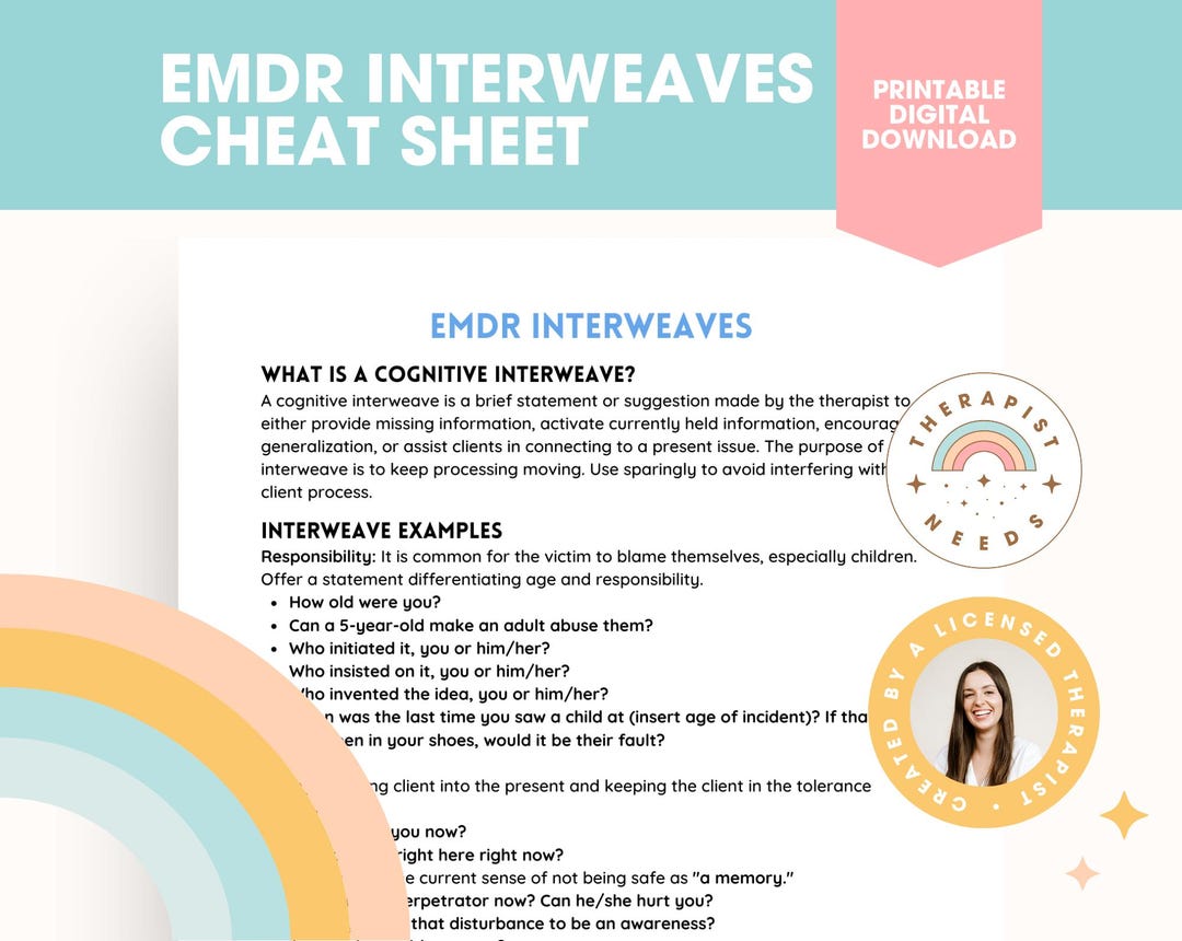 EMDR Interweaves! EMDR Tools, EMDR Resources, Emdr Guides, Emdr Scripts ...
