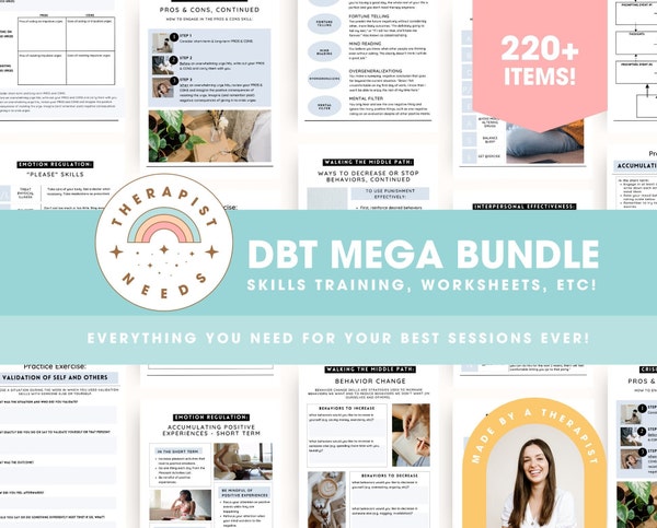 DBT, Distress Tolerance, TIPP Skills, Poster and Handout - Etsy Canada