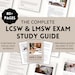 The Complete LCSW Study Guide & LMSW Study Guide ASWB Exam Tool to Ace ...