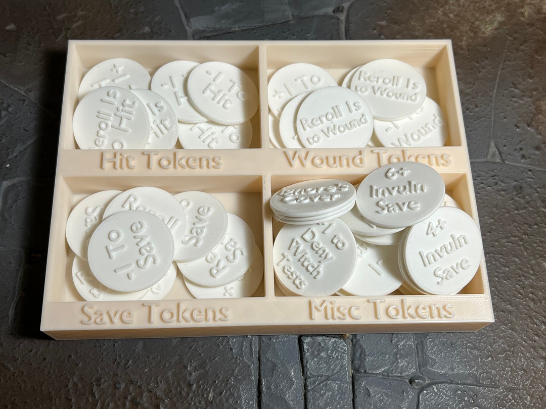 Tabletop Effects Tokens Storage Box - Etsy