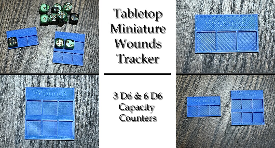 Tabletop Miniature Wounds Tracker - Etsy