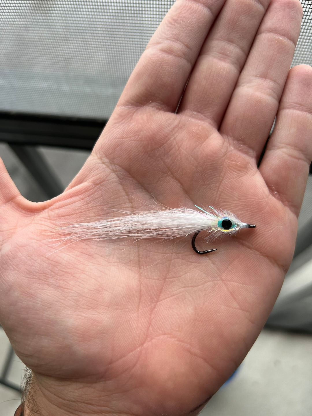Snook Minnows White #2 (3 PACK) Balaz Fly Co, Saltwater Flies, Tarpon ...