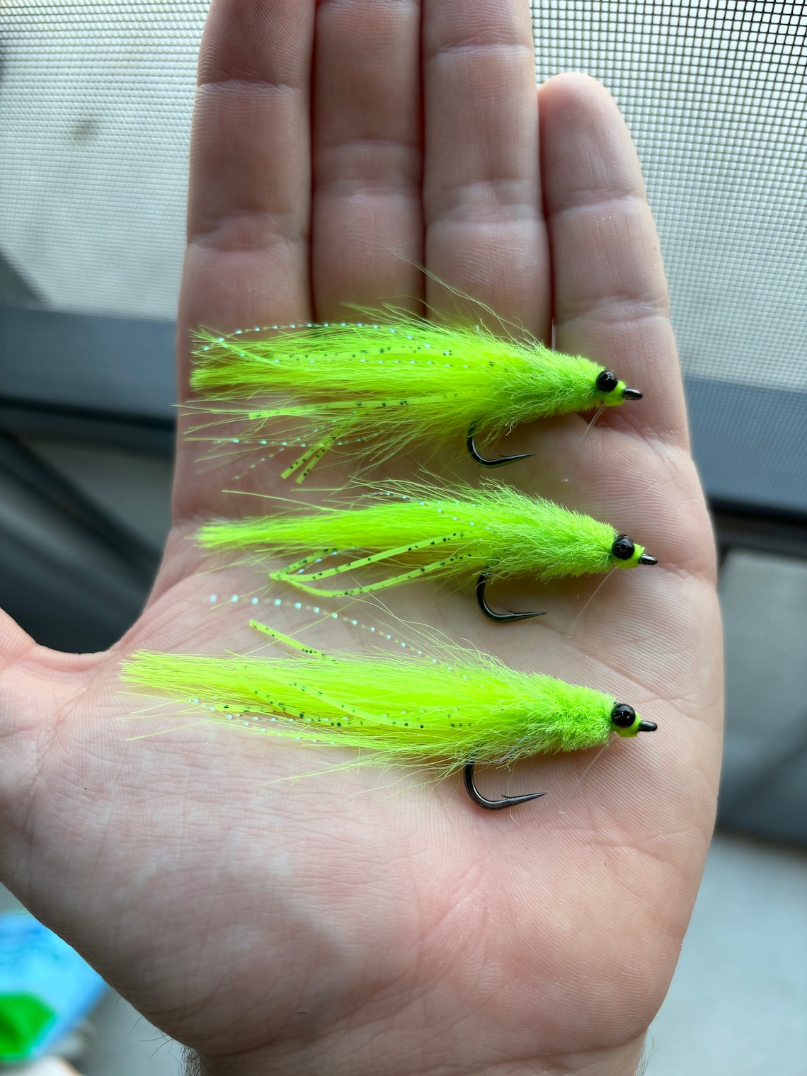 Snook Muddler Flies Chartreuse #1 (3 PACK) Balaz Fly Co, Saltwater ...