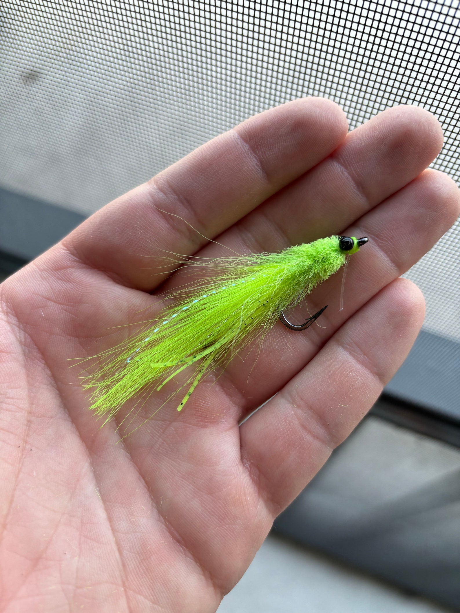 Snook Muddler Flies Chartreuse #1 (3 PACK) Balaz Fly Co, Saltwater ...