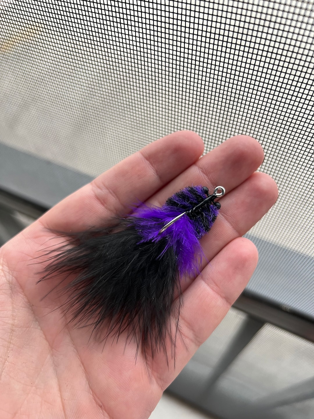 Tarpon Toad Flies Black/purple 1/0 (3 PACK) Balaz Fly Co, Saltwater ...