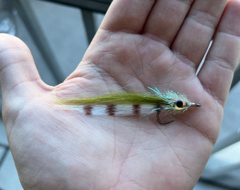 Snook Muddler Flies Chartreuse #1 (3 PACK) Balaz Fly Co, Saltwater ...